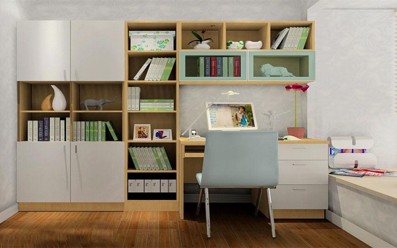 Study Room Cabinet /Book shelves – Aesthetic Architects